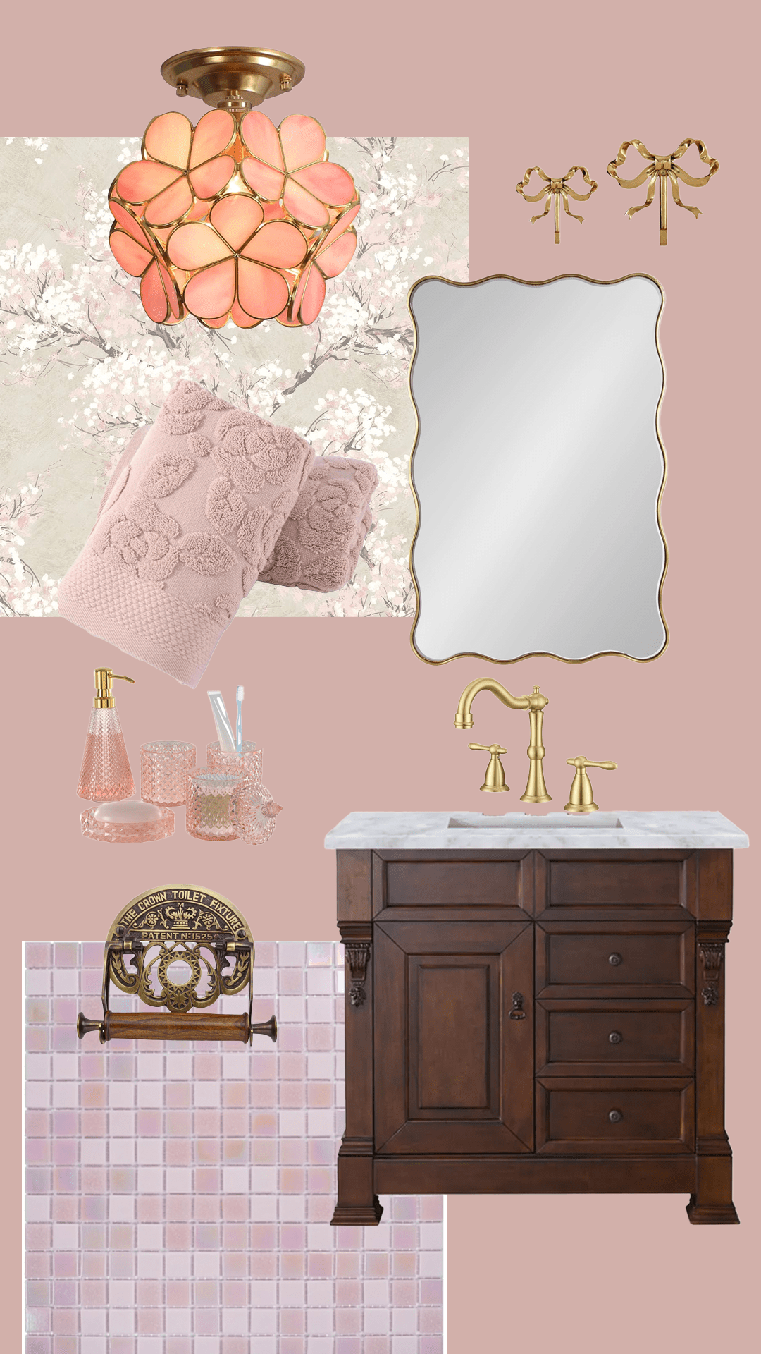 Whimsical Princess Bathroom Design Inspiration: Elegant Glam and ...